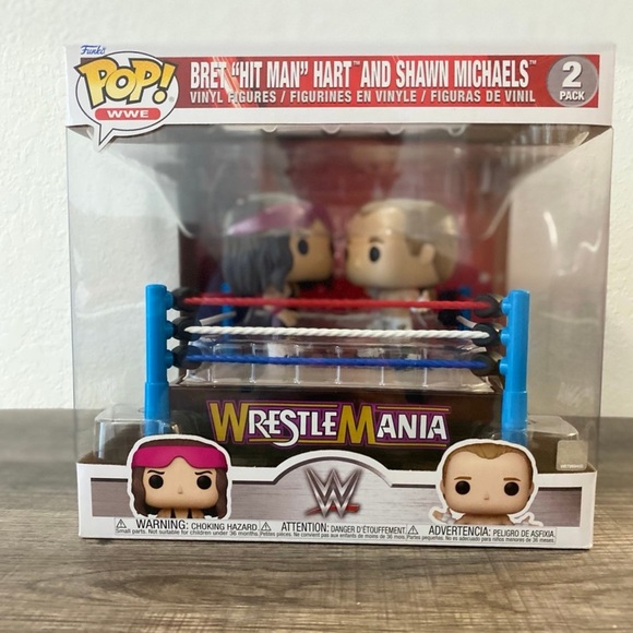Funko | Accents | Copy Funko Pop Deluxe Wwe Bret Hit Man Hart And Shawn ...